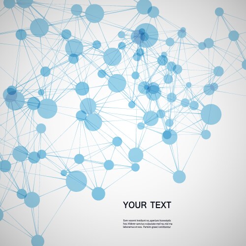 Network connection and dna eps10 Royalty Free Vector Image