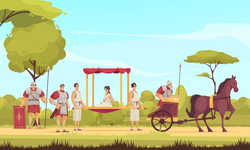 Ancient roman Royalty Free Vector Image - VectorStock