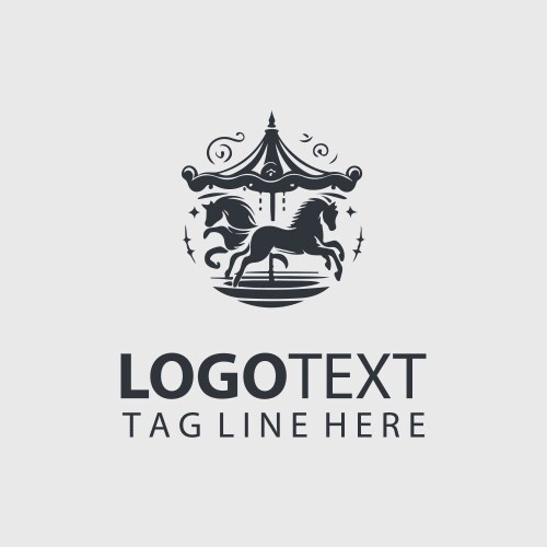 Carousel logo Royalty Free Vector Image - VectorStock