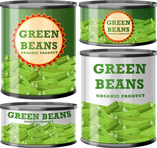 A can of beans Royalty Free Vector Image - VectorStock