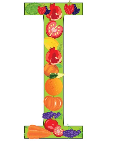 Fruit Alphabet I Vector Images (68)