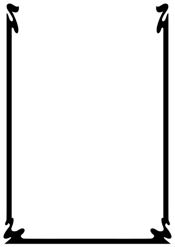 Page border a4 design for project Royalty Free Vector Image