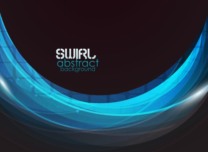 Abstract shiny color wave design element Vector Image