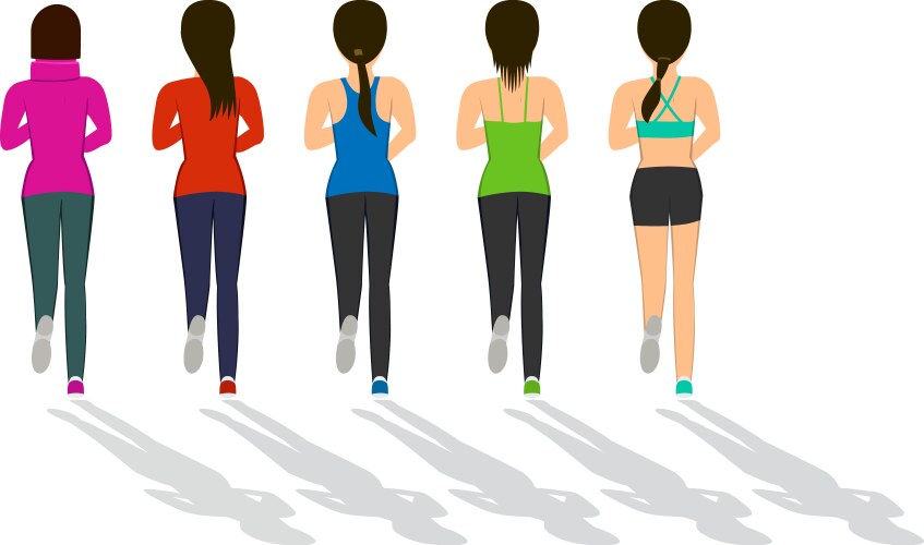 Runner Back View Vector Images (70)