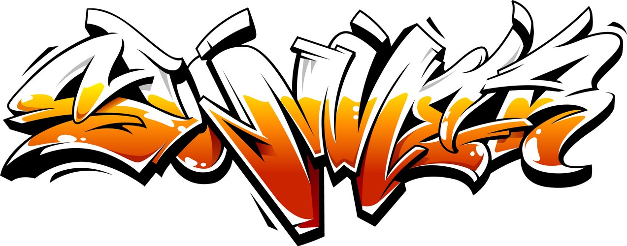 Anthony name in graffiti style Royalty Free Vector Image