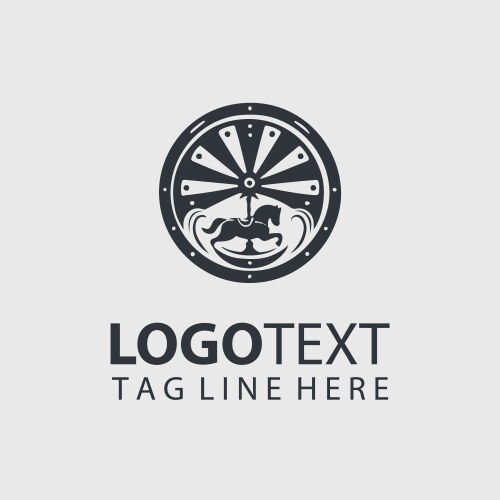 Carousel logo Royalty Free Vector Image - VectorStock