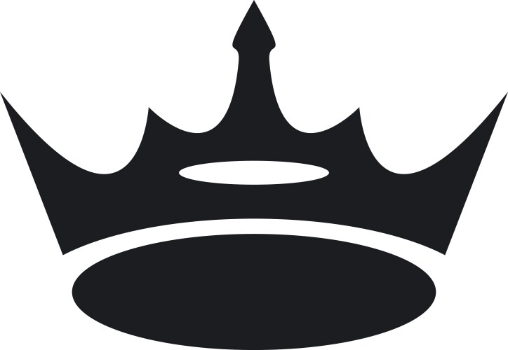 Crown logo Royalty Free Vector Image - VectorStock