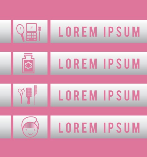 Make up infographics Royalty Free Vector Image
