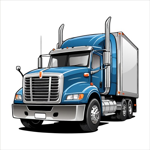 Cartoon Semi Truck Vector Images (over 1,300)