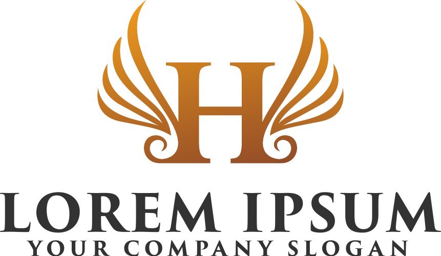 Little angel logo design concept template Vector Image