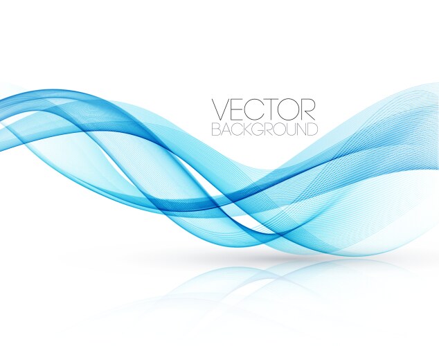 Abstract curved lines background template Vector Image