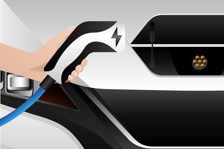 Power plug icon cartoon electric energy supply Vector Image