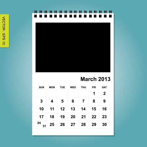 March Calendar Vector Images (over 31,000)