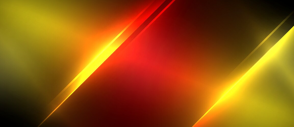 Neon dynamic diagonal light rays background Vector Image