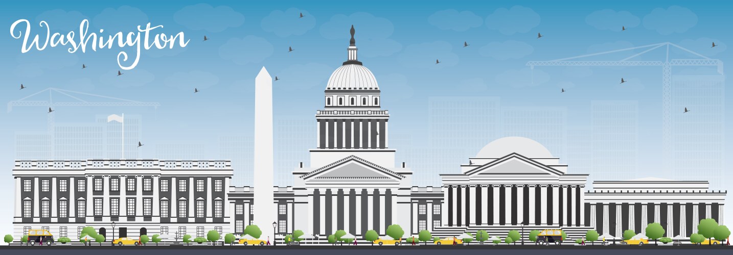 Washington Dc Skyline Vector Images (over 750)