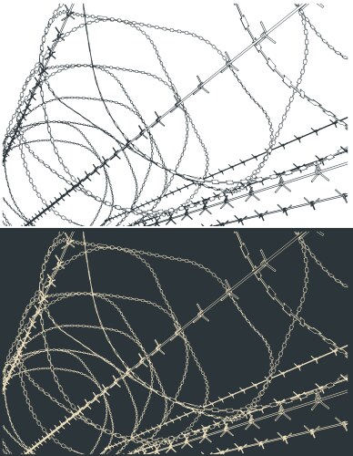 Razor Wire Vector Images (over 620)