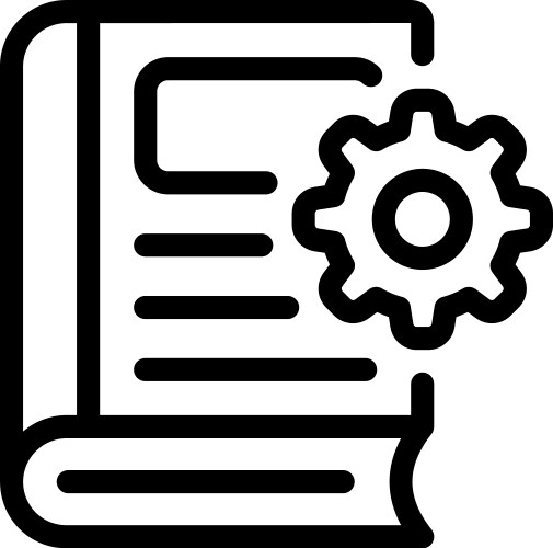 Manual book Royalty Free Vector Image - VectorStock