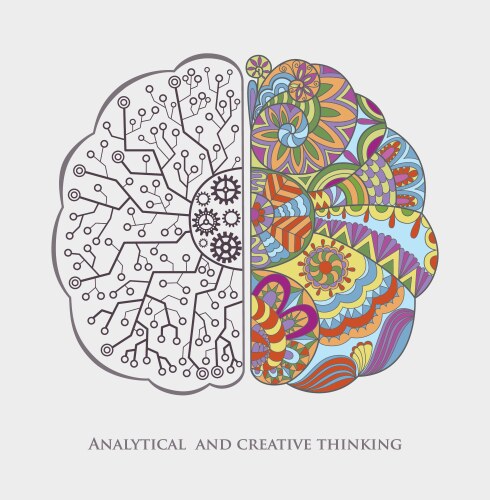 Thinking Royalty Free Vector Image - VectorStock