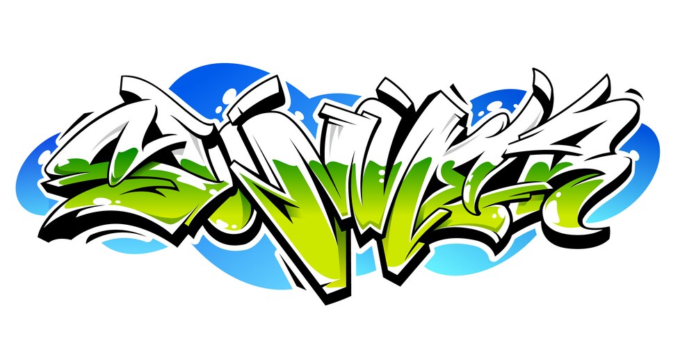 Anthony name in graffiti style Royalty Free Vector Image