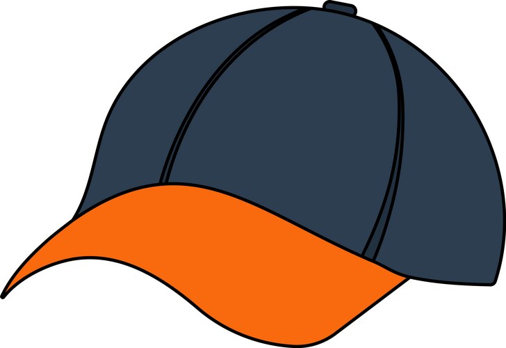 Yellow baseball cap icon Royalty Free Vector Image