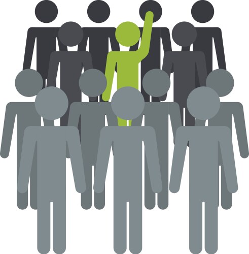 Human hand symbol Royalty Free Vector Image - VectorStock