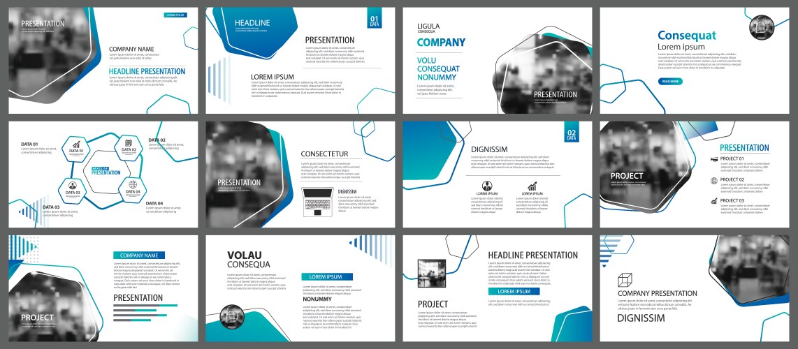 Presentation and slide layout background design Vector Image
