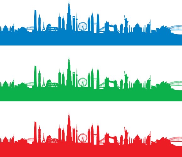 Cityscape Royalty Free Vector Image - VectorStock