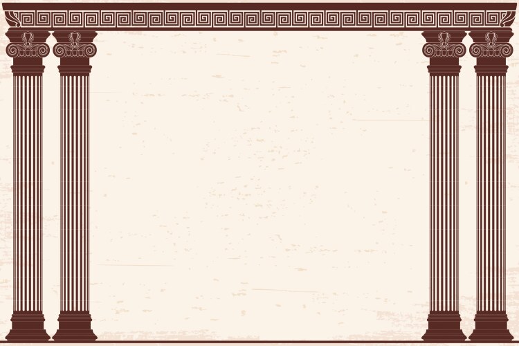 Ancient greek background Royalty Free Vector Image