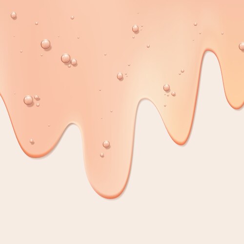 Realistic macro beauty and cosmetics clear gel Vector Image