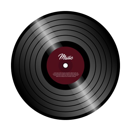 Vinyl image Royalty Free Vector Image - VectorStock