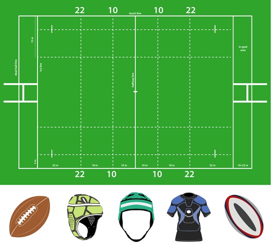 Rugby Field Vector Images (over 12,000)