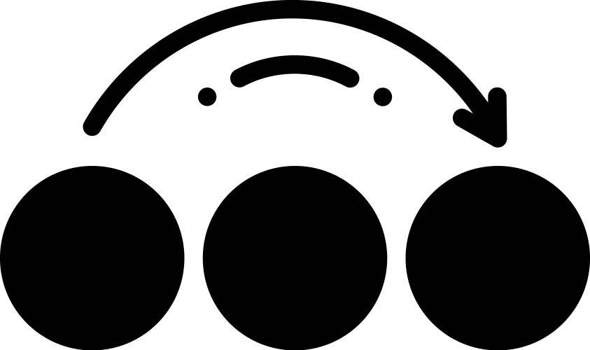 Skip to the end next music player button 3d Vector Image