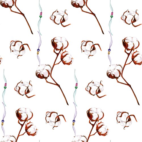 Cotton Royalty Free Vector Image - VectorStock