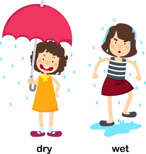 Wet and Dry Kid Vector Images (over 150)