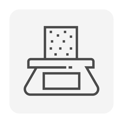 Concrete testing icon Royalty Free Vector Image