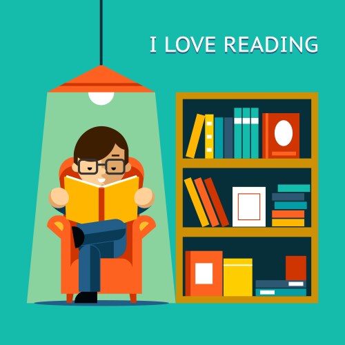 I Love Reading Background Vector Images (over 110)