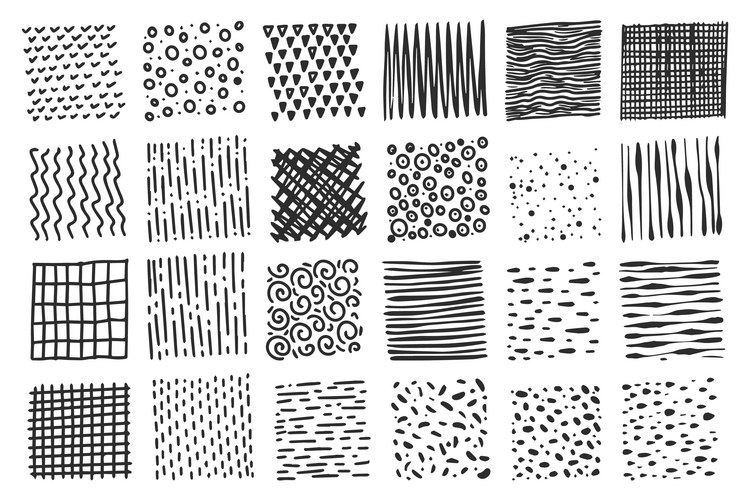Crosshatch Texture - Pencil Sketch – Royalty-Free Vector | VectorStock