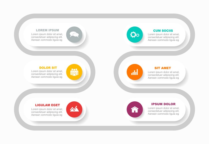 Infographic design template with place for your Vector Image