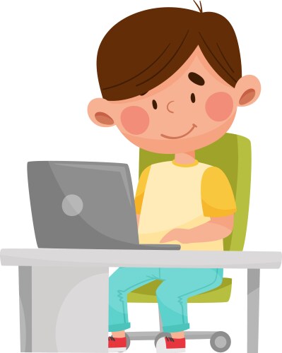 Boy Doing Homework Clipart Vector Images (50)