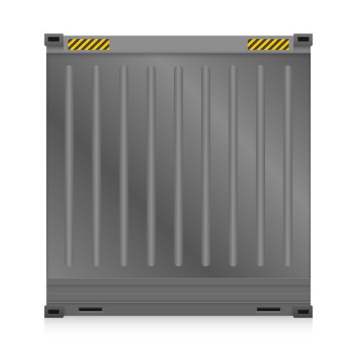 Open cargo container Royalty Free Vector Image