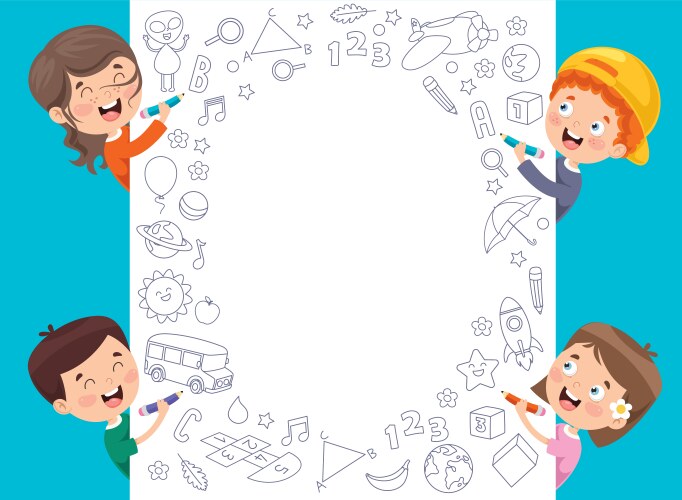 Frame with copy space Royalty Free Vector Image