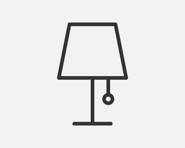 Light dimmer icon line trendy design electricity Vector Image