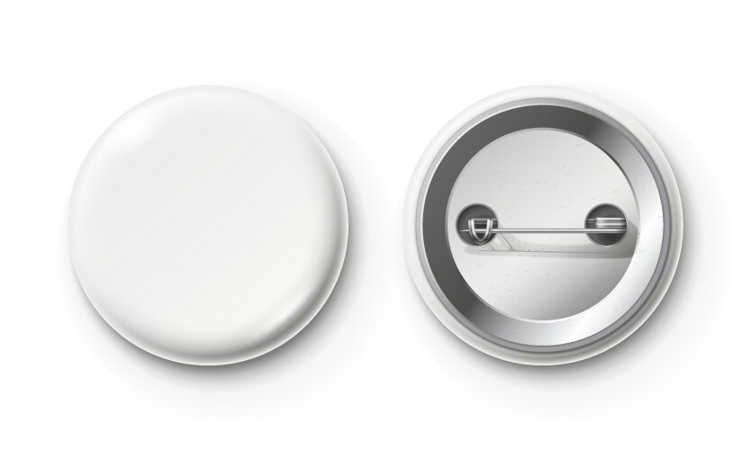 Pin button badge for healthcare concept Royalty Free Vector