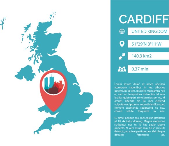London map infographic Royalty Free Vector Image