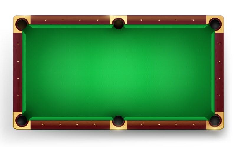 Pool table Royalty Free Vector Image - VectorStock