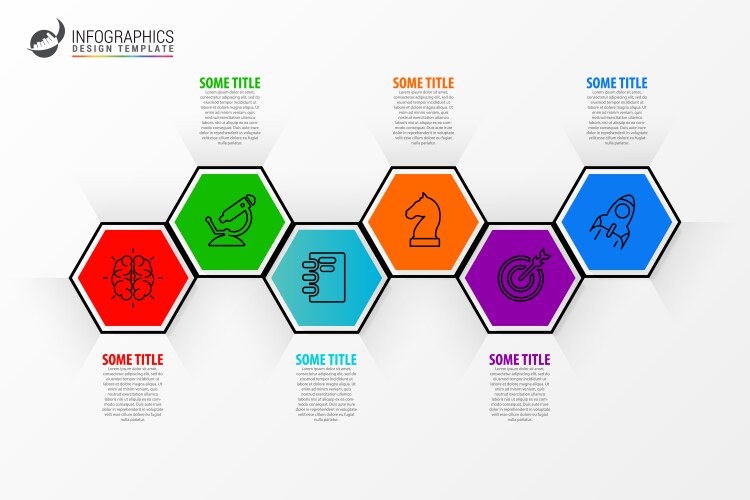 Organization chart infographics design template Vector Image