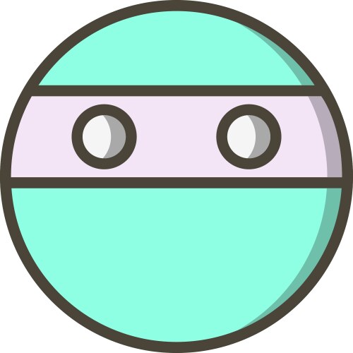 Ninja Smiley Emoji Vector Images (over 100)