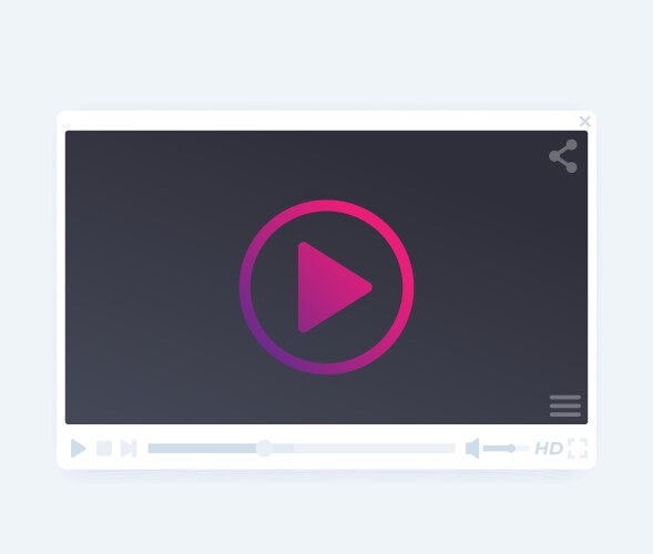 Interface for video call application Royalty Free Vector