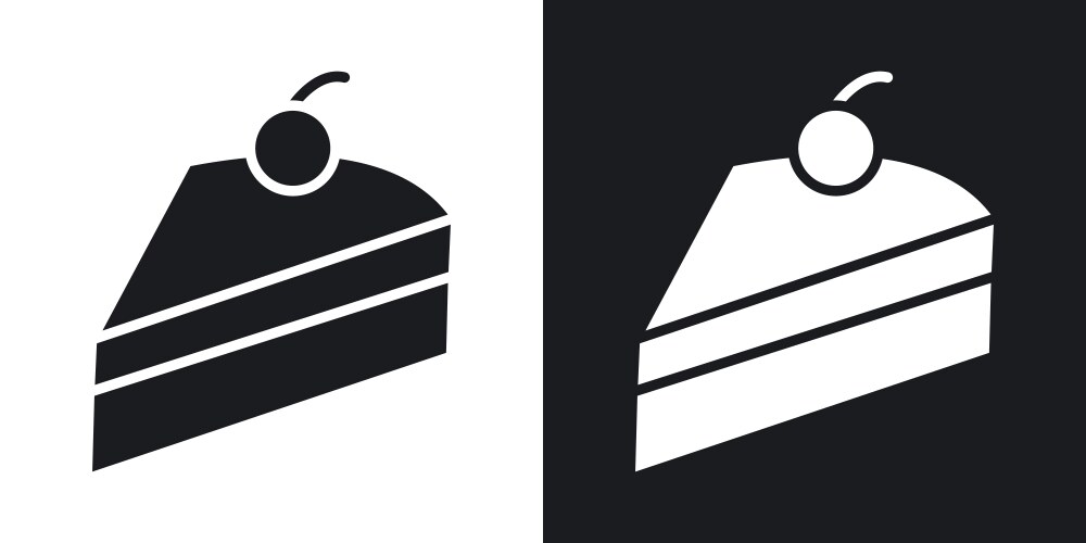 Slice of Cake Black and White Vector Images (over 8,200)