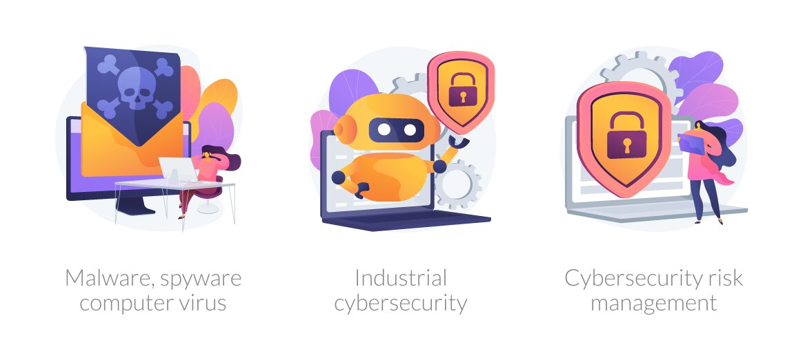 Spam abstract concept Royalty Free Vector Image